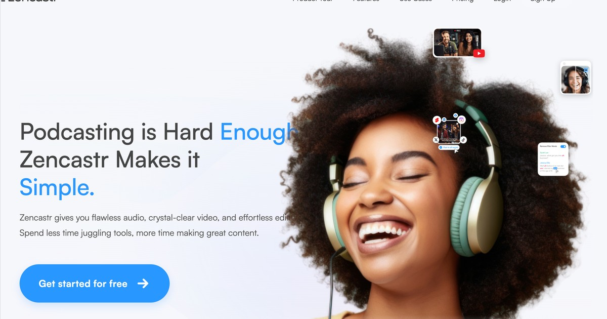 Zencastr - High-quality remote podcast recording, simplif... | Somi AI